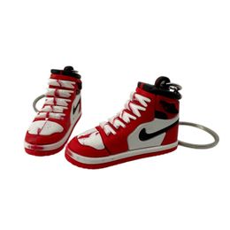 soma Schlüsselanhänger Schlüsselanhänger Kinder Mini Nike Sneaker rot