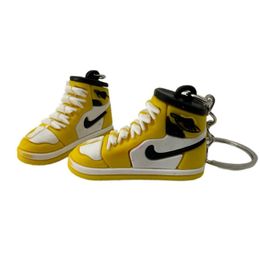soma Schlüsselanhänger Schlüsselanhänger Kinder Mini Nike Sneaker gelb