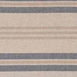 OTTO Stoff Dekostoff Dobby Leinenlook Riviera Medium Streifen natur blau 1,40m