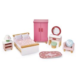 Tender Leaf Toys Puppenhausmöbel Puppenhaus Schlafzimmer Set Puppenmöbel