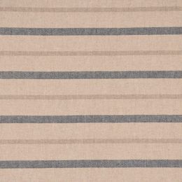 OTTO Stoff Dekostoff Dobby Leinenlook Riviera Small Streifen natur blau 1,40m