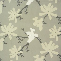 OTTO Stoff Clarke & Clarke Baumwollstoff Blumen Äste Tilda taupe grau creme, braun
