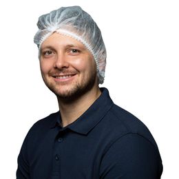 AS Arbeitsschutz GmbH Haarnetz NITRAS Klipphauben, Polypropylen, weiß