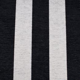 OTTO Stoff Dekostoff Jacquard Chenille Deluxe Streifen 9cm schwarz weiß 1,4m