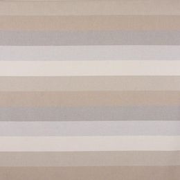 OTTO Stoff Dekostoff Dobby Streifen 9,5cm creme beige braun grau 1,40m Breite