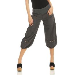 malito more than fashion Caprihose 1575 Damen 3/4 Leinenhose