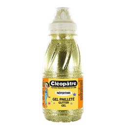 Cléopâtre Cléopâtre Bastelfarbe Glitter-Bastelfarbe Néfertari, 250 ml, Gold