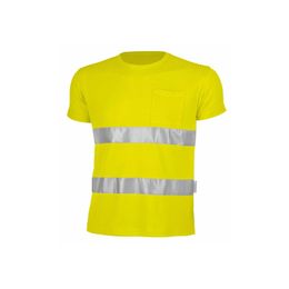 Qualitex HIGH QUALITY WORKWEAR T-Shirt signal warngelb Damen: 40 Herren: M