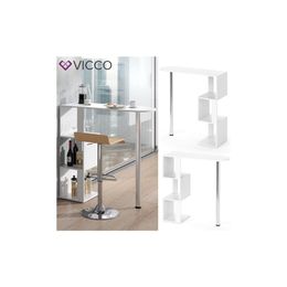 VICCO Bartisch VINCENT Wei&szlig;