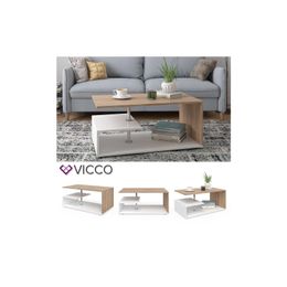 VICCO Couchtisch GUILLERMO - Wohnzimmertisch Sofatisch Tisch 4 Farbvarianten