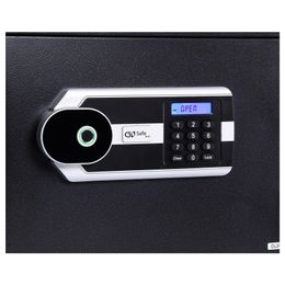 Olympia Olymp GOsafe 5300FP Tresor Safe Fingerabdruck Zahlencode Sicherheitsschl&uuml;ssel Alarm 12 L