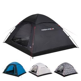 High Peak Kuppelzelt Monodome XL 4 Personen Camping Bike Zelt Familienzelt Groß Farbe: schwarz