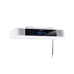 Auna KR-140 Bluetooth Küchenradio DAB+/UKW Freisprechfunktion LED-Licht Weiß