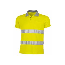 Qualitex HIGH QUALITY WORKWEAR Polo-Shirt signal warngelb Damen: 48 Herren: XL