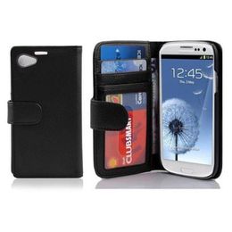 Cadorabo Handyhülle für Sony Xperia Z1 COMPACT Hülle Sony Xperia Z1 COMPACT, Klappbare Handy Schutzhülle - Hülle - mit Standfunktion und Kartenfach