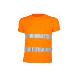 Qualitex HIGH QUALITY WORKWEAR T-Shirt signal warnorange Damen: 56 Herren: 3XL