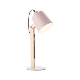 Brilliant Lampe Swivel Tischleuchte rosa matt 1x A60, E27, 30W, geeignet f&uuml;r Normallampen (nicht enthalten) Mit Schnurzwischenschalter