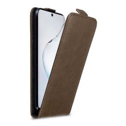 Cadorabo Handyhülle für Samsung Galaxy NOTE 10 Hülle Samsung Galaxy NOTE 10, Handy Schutzhülle, Klappbare Hülle, Kunstleder mit Magnetverschluss