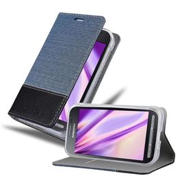 Cadorabo Handyhülle für Samsung Galaxy XCover 3 Hülle Samsung Galaxy XCover 3, Klappbare Handy Schutzhülle - Hülle - mit Standfunktion und Kartenfach