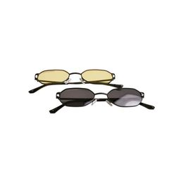 Urban Classics Sonnenbrille Urban Classics Unisex Sunglasses San Sebastian 2-Pack, schwarz