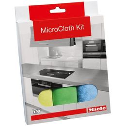 Miele MicroCloth Kit GP MI S 0031 W Mikrofasertuch (Mikrofaser, 32,0x32,0 cm, Set), bunt