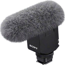 Sony Mikrofon Shotgun-Mikrofon ECM-B10 (Kompakt, Kabellos, Batterielos) (1-tlg), schwarz