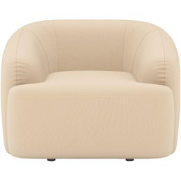 Inosign Sessel Nergal, B/T/H, 120/110/81 cm, Großer Sessel mit Wellenunterfederung, in verschiedenen Farben, beige