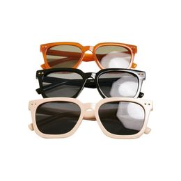 Urban Classics Sonnenbrille Urban Classics Unisex Sunglasses Chicago 3-Pack, beige|schwarz