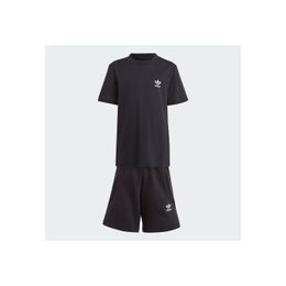 adidas originals T-Shirt & Shorts SHORT TEE SET, schwarz