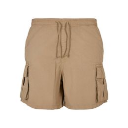 Urban Classics Stoffhose Urban Classics Herren Short Cargo Shorts (1-tlg), beige