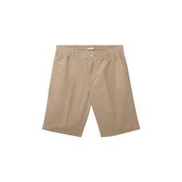 Tom Tailor Denim Herren Regular Shorts, braun, Uni, Gr. M