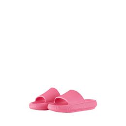 Tom Tailor Damen Pantolette mit Plateau-Absatz, rosa, Uni, Gr. 37