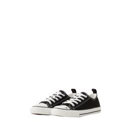 Tom Tailor Mädchen Basic Sneaker, schwarz, Uni, Gr. 37