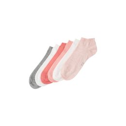 Tom Tailor Damen Socken im Multipack, rosa, Gr. 35-38