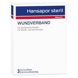 Beiersdorf Hansapor STERILER WUNDVERBAND 6 x 7cm