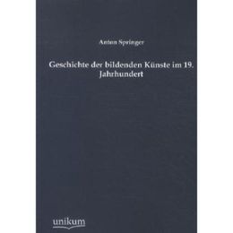 Geschichte der bildenden Künste im 19. Jahrhundert - Anton Springer, Kartoniert (TB)