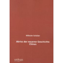 Abriss der neueren Geschichte Chinas - Wilhelm Schüler, Kartoniert (TB)