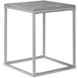 Outsunny Gartentisch mit Metallrahmen grau (Farbe: grau)