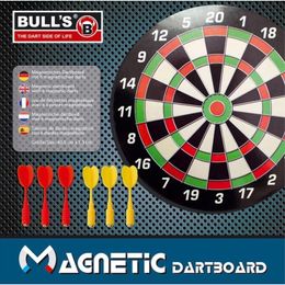 BULLS BULL'S Magnetic Dartboard mit 6 Pfeilen