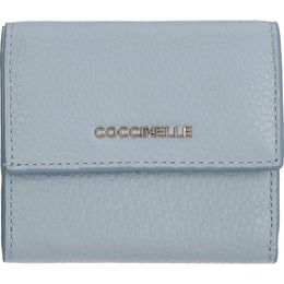 Coccinelle Metallic Soft - Geldbörse 4cc 10 cm, blau