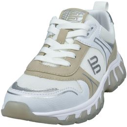 Bagatt Chi Sneaker, Logo, Zuglaschen, für Damen, weiß, 42