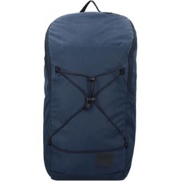 Jack Wolfskin Rucksack, Reißverschluss, Laptopfach, wasserabweisend, gepolstert, blau