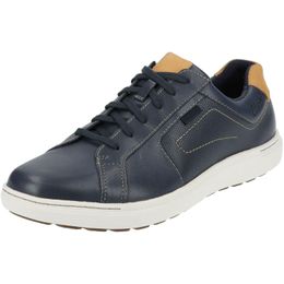 Clarks® Sneaker, Leder, Label, für Herren, blau, 45.5