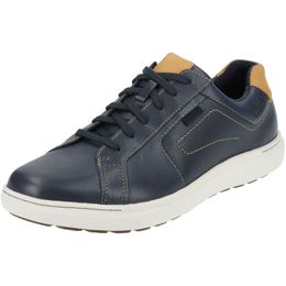 Clarks® Sneaker, Leder, Label, für Herren, blau, 44