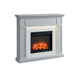 CrownFlame Elektrokamin 'Arthur' hellgrau 2 kW