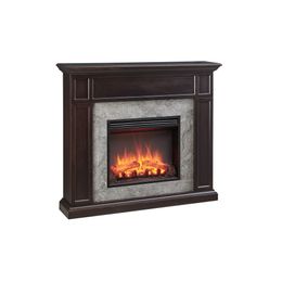 CrownFlame Elektrokamin 'Arthur' dunkle Eiche 2 kW