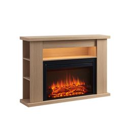 CrownFlame Elektrokamin 'Ruby' hellbraun 2 kW