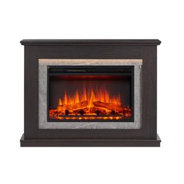 CrownFlame Elektrokamin 'Alexios' dunkelbraun 2 kW