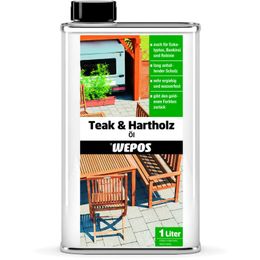Wepos Chemie - Wepos Teak & Hartholz Öl 1 Liter