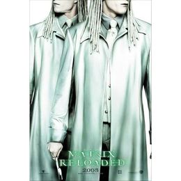 Close Up - Matrix - Reloaded Poster Twins